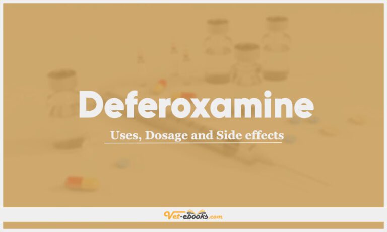 Deferoxamine Dose For Dogs & Cats | Vet Drugs List