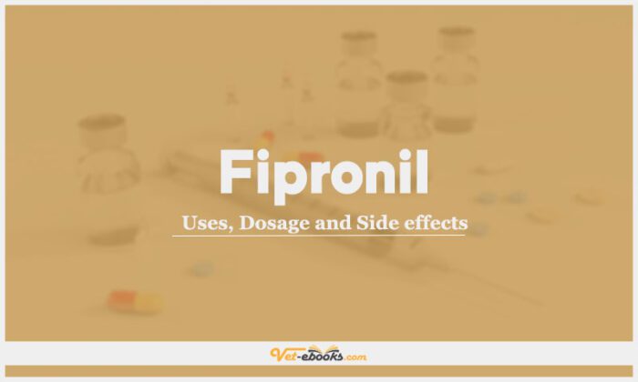 Fipronil Dose For Dogs & Cats | Vet Drugs List