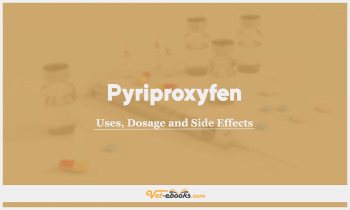 Pyriproxyfen Dose For Dogs & Cats | Vet Drugs List