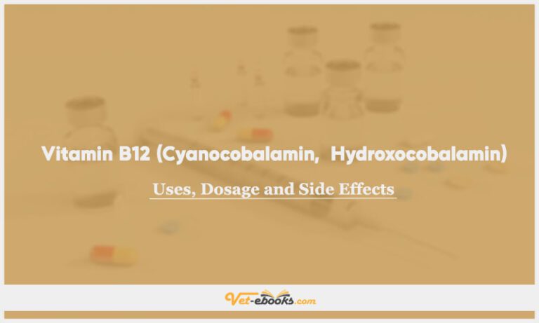 Vitamin B12 (Cyanocobalamin, Hydroxocobalamin) Dose For Dogs & Cats ... Vitamin B12 (Cyanocobalamin, Hydroxocobalamin) Dose For Dogs & Cats ...